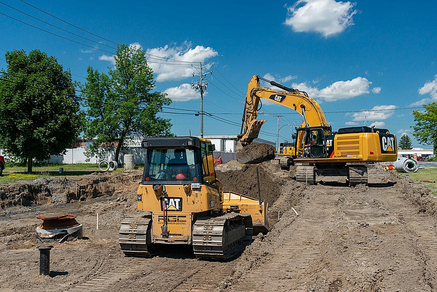 Suivi mensuel du chantier dans le secteur Cormier et prévision des ...