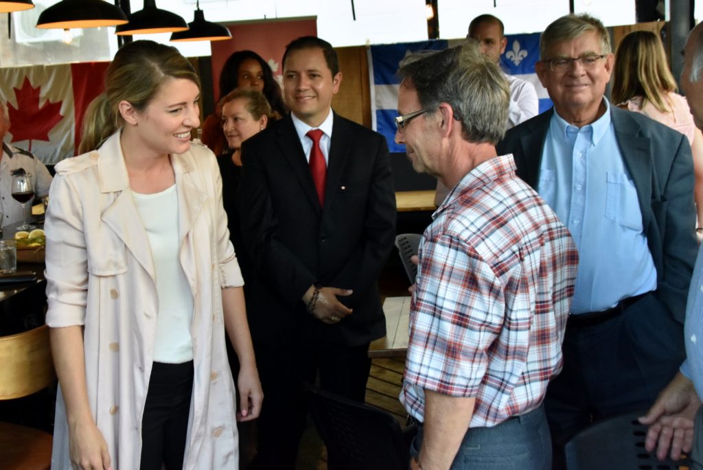Les libéraux se mobilisent à Drummond, l’honorable Mélanie Joly de ...