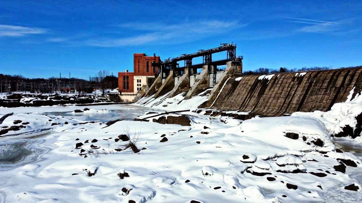 Crue printanière, barrage de la Chute Hemming et inondations Hydro ...