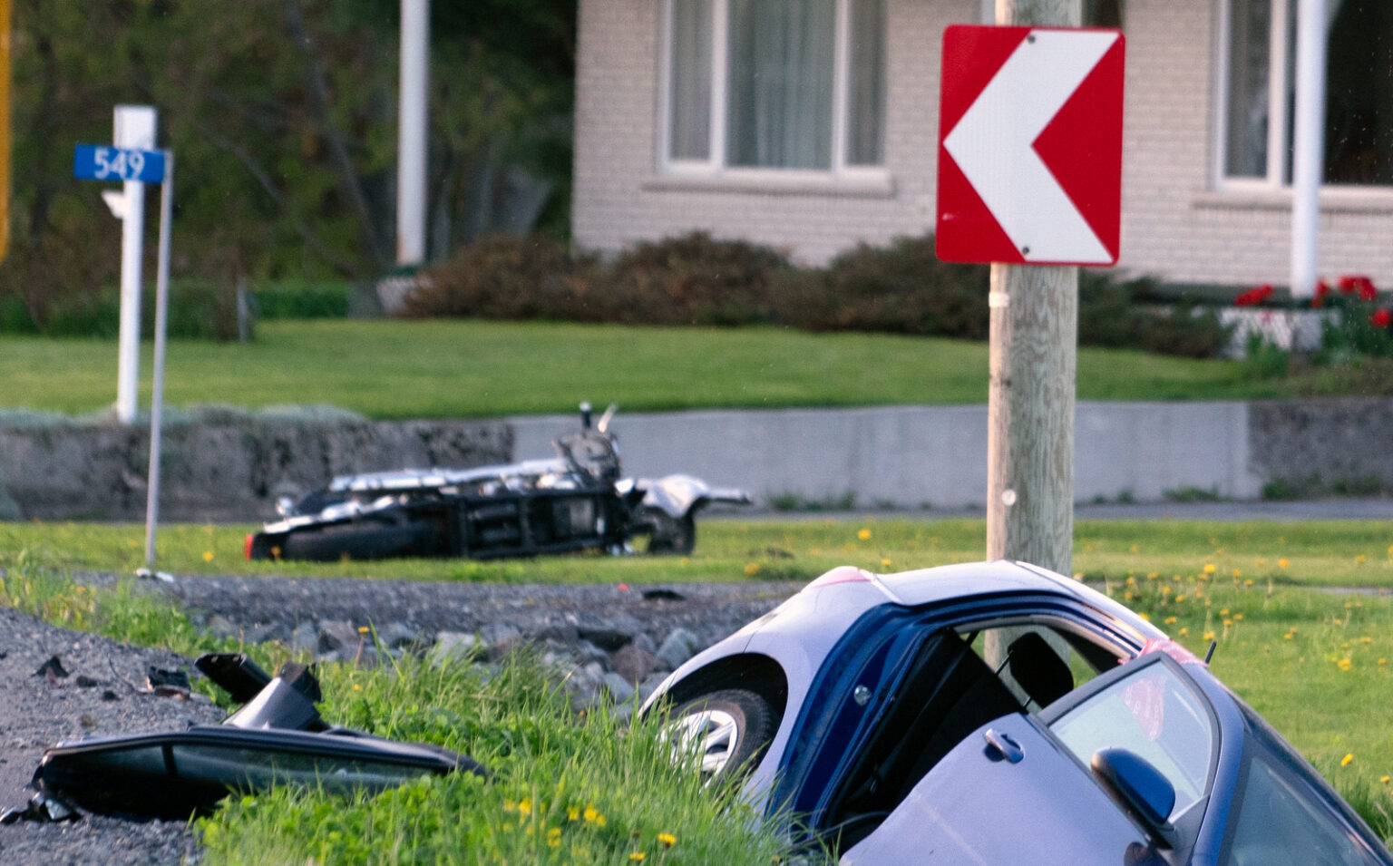 Accident face à face : le motocycliste succombe à ses blessures, l ...